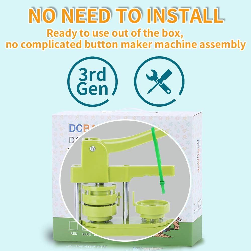 Happizza 3rd Gen Button Maker Machine 58mm - DIY Installation-Free ...