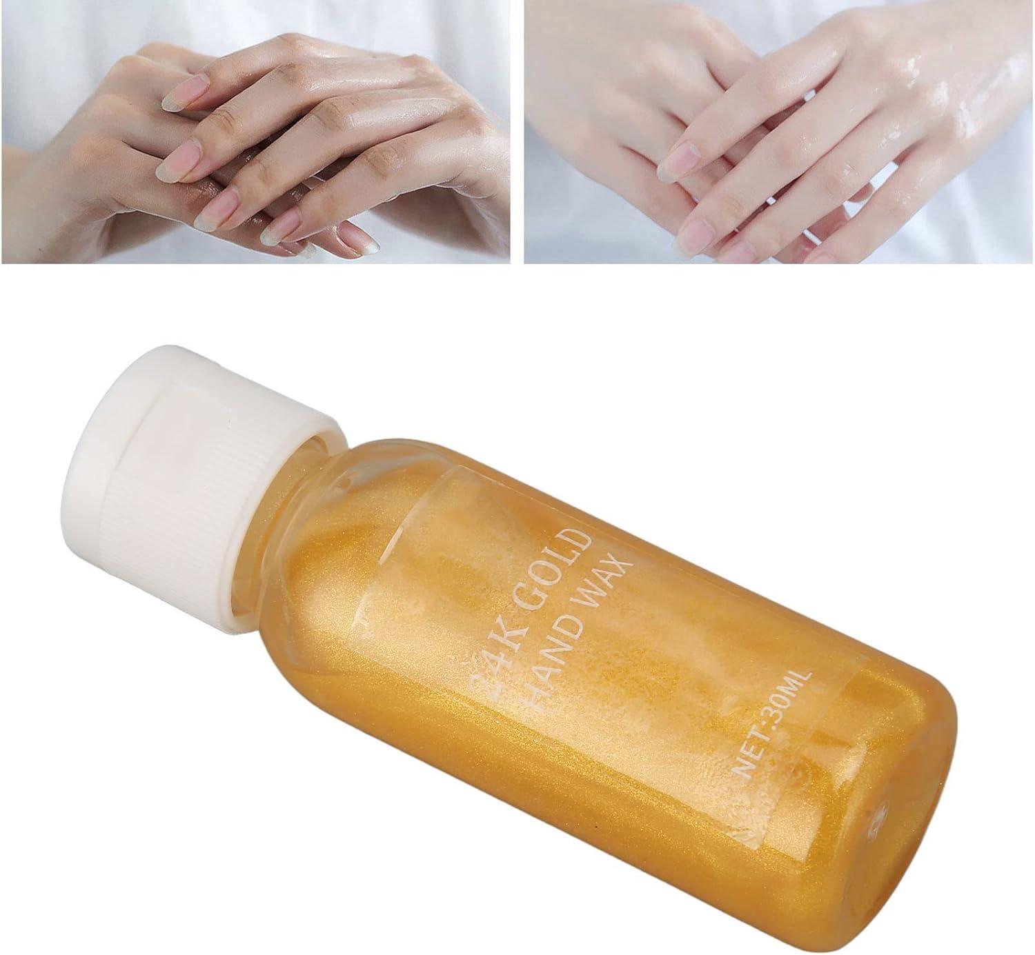 24 Carat Gold Handwax Mask - Nourishing Moisturizing & Removable Hand ...