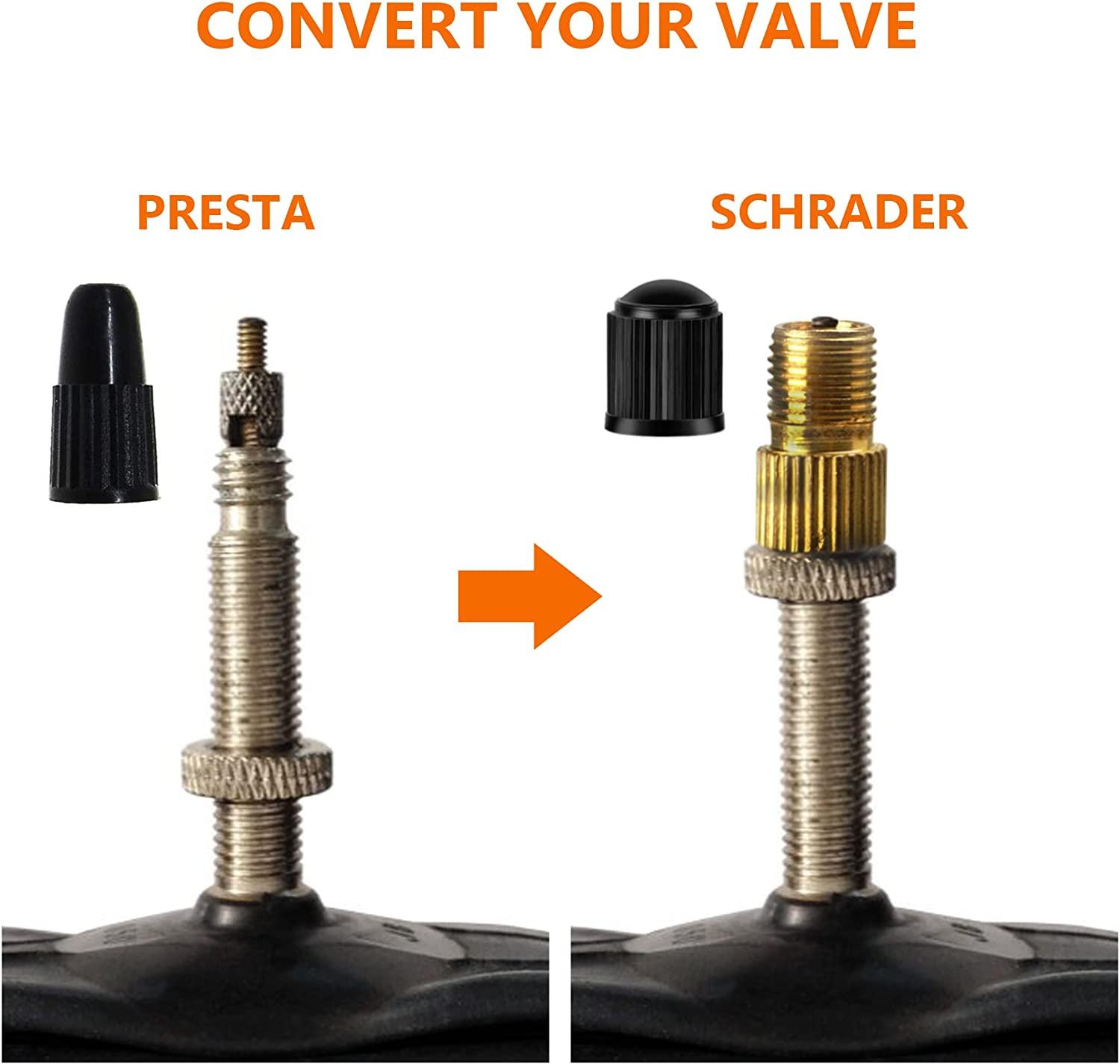 Presta To Schrader Adapter Bike Inflator Adapter - Presta To Schrader ...