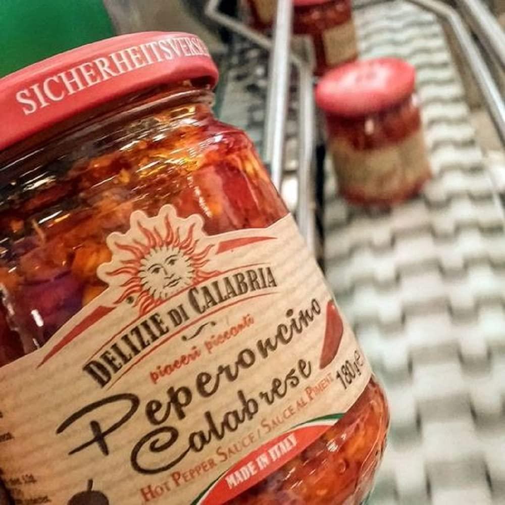 Italian Pepper Hot Sauce - Calabrian Peperoncino Chili Sauce | Delizie ...