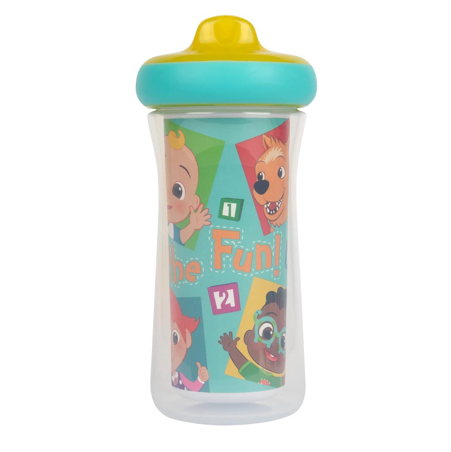 The First Years Cocomelon Insulated Sippy Cups - 2 Pack, 9oz - Spill ...