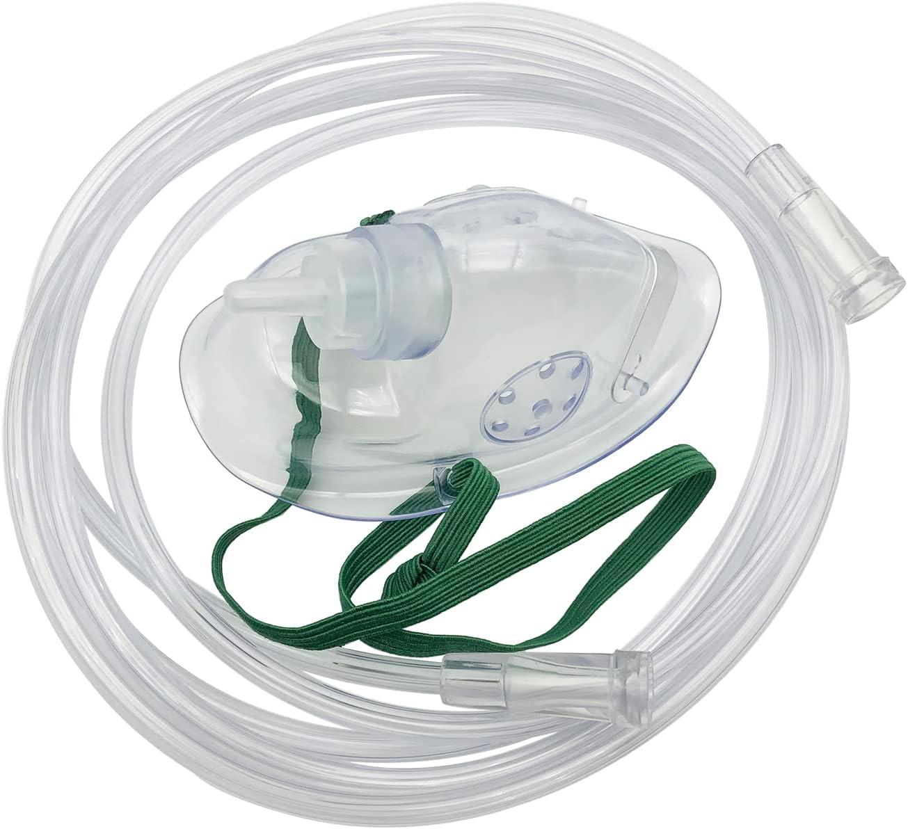 Pediatric Oxygen Mask 5 Pack with 7ft Tube - DEHP & Latex-Free Material ...