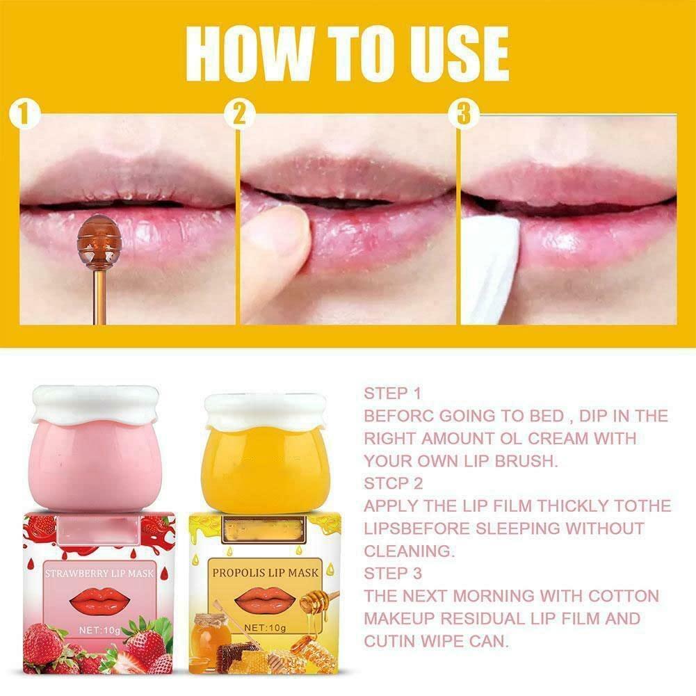 Buy Honey Pot Lip Balm & Mask | Propolis Moisturizing Lip Care - Day ...