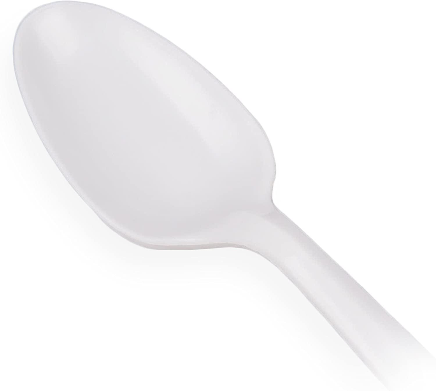 1000 Pack White Plastic Tea Spoons - Lightweight and Durable | Buy Now ...
