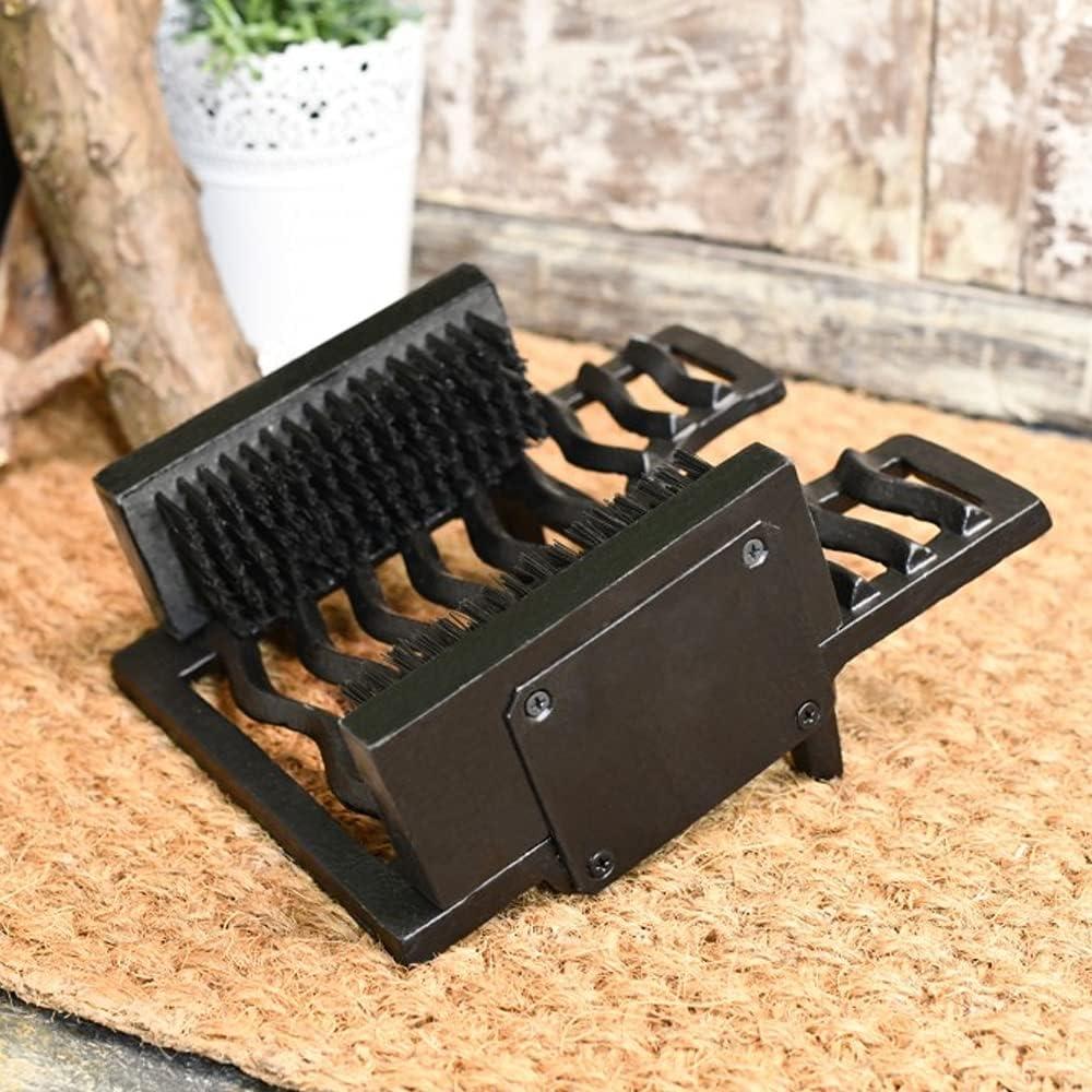 Neez Cast Iron Boot Scraper - Heavy Duty Welly Puller and Cleaner with ...