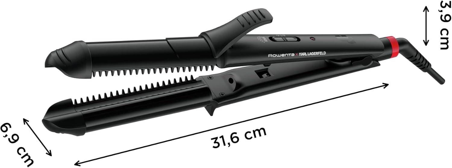 Rowenta MultiStyler 3-in-1 Karl Lagerfeld CF451L - Smoothing Curls ...