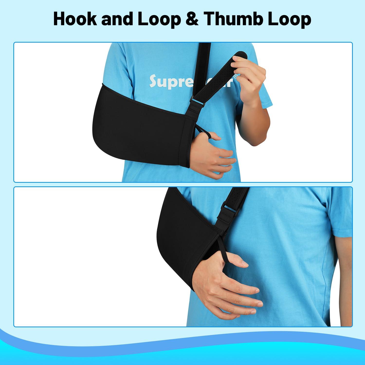Supregear Arm Sling Shoulder Immobilizer - Adjustable Lightweight ...