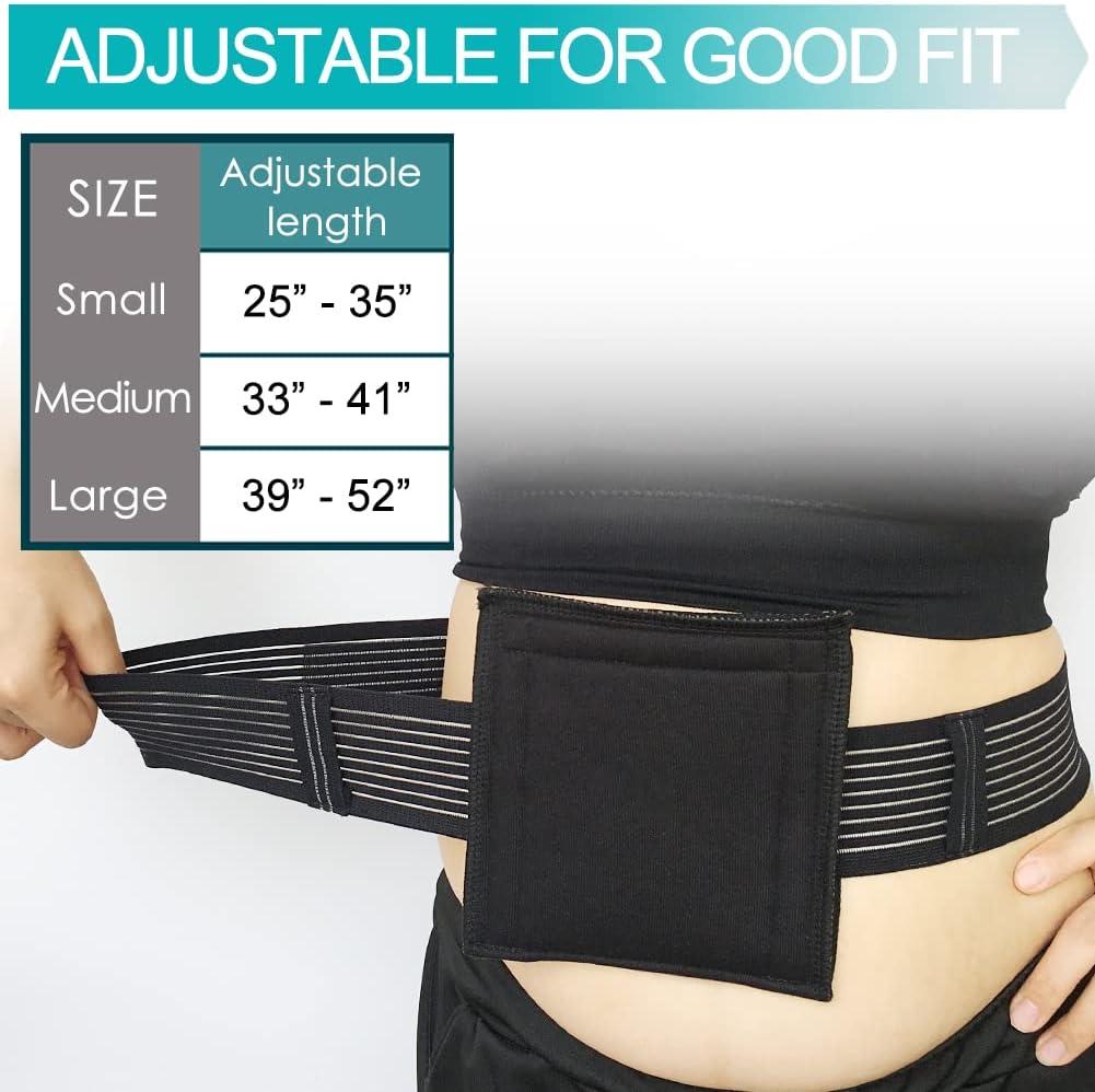 Breathable G Tube Holder Belt | Large Square Sponge Feeding Tube Pouch ...