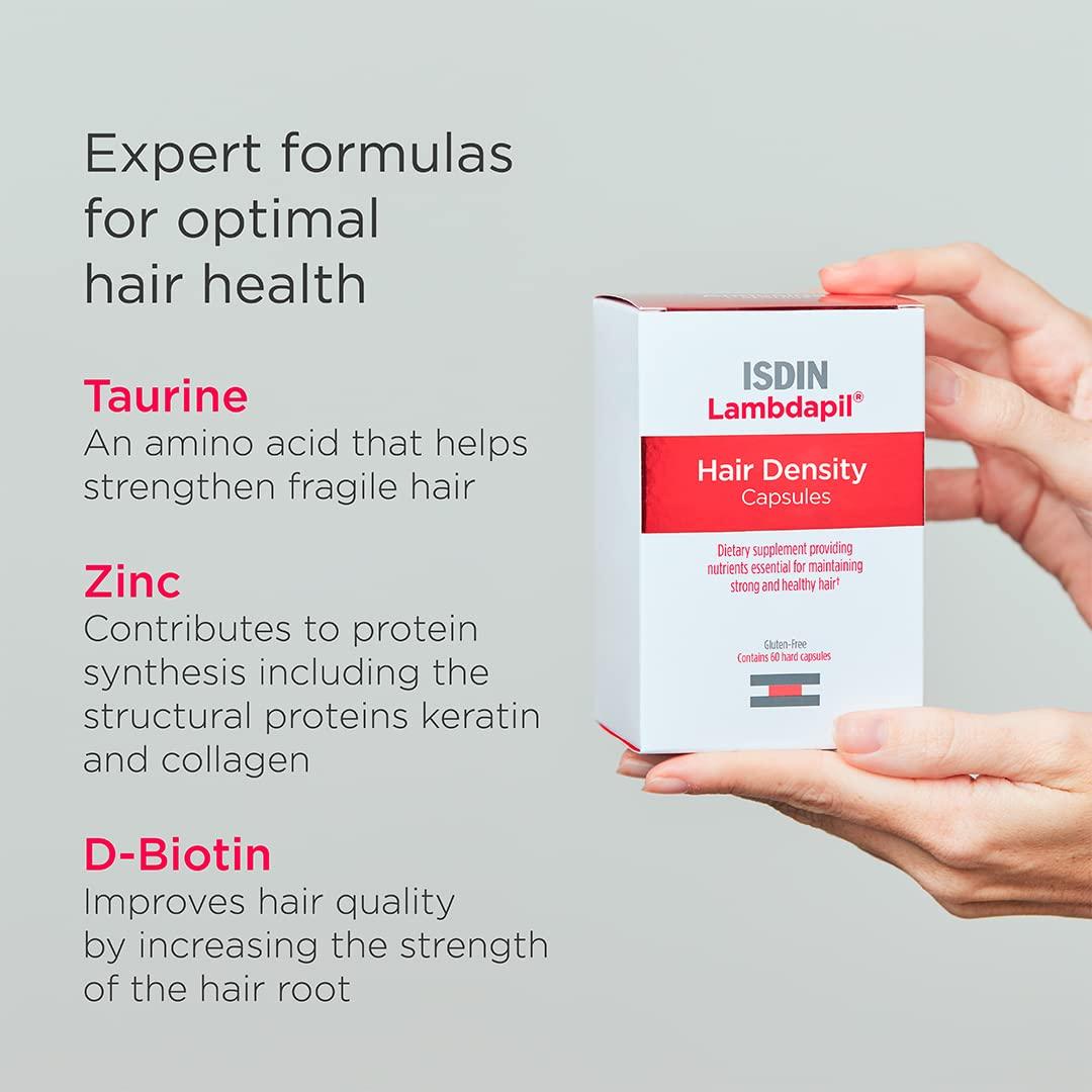 ISDIN Lambdapil Hair Density Capsules - 60 Count for Thinning Hair ...