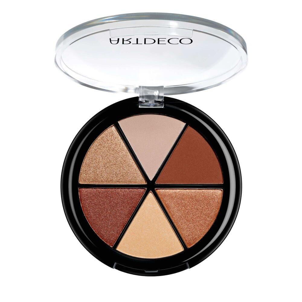 ARTDECO Eyeshadow Disk Palette - 6 Classic Nude Powder Eye Shadows for ...