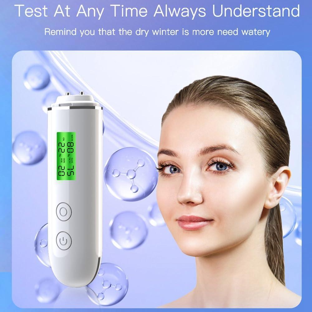 INTCHE Skin Water Cheek Elastic Skin Age Test Meter Face Skin Moisture ...