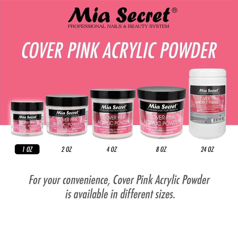 Mia Secret Cover Pink Acrylic Powder 2oz - Professional Nail ...