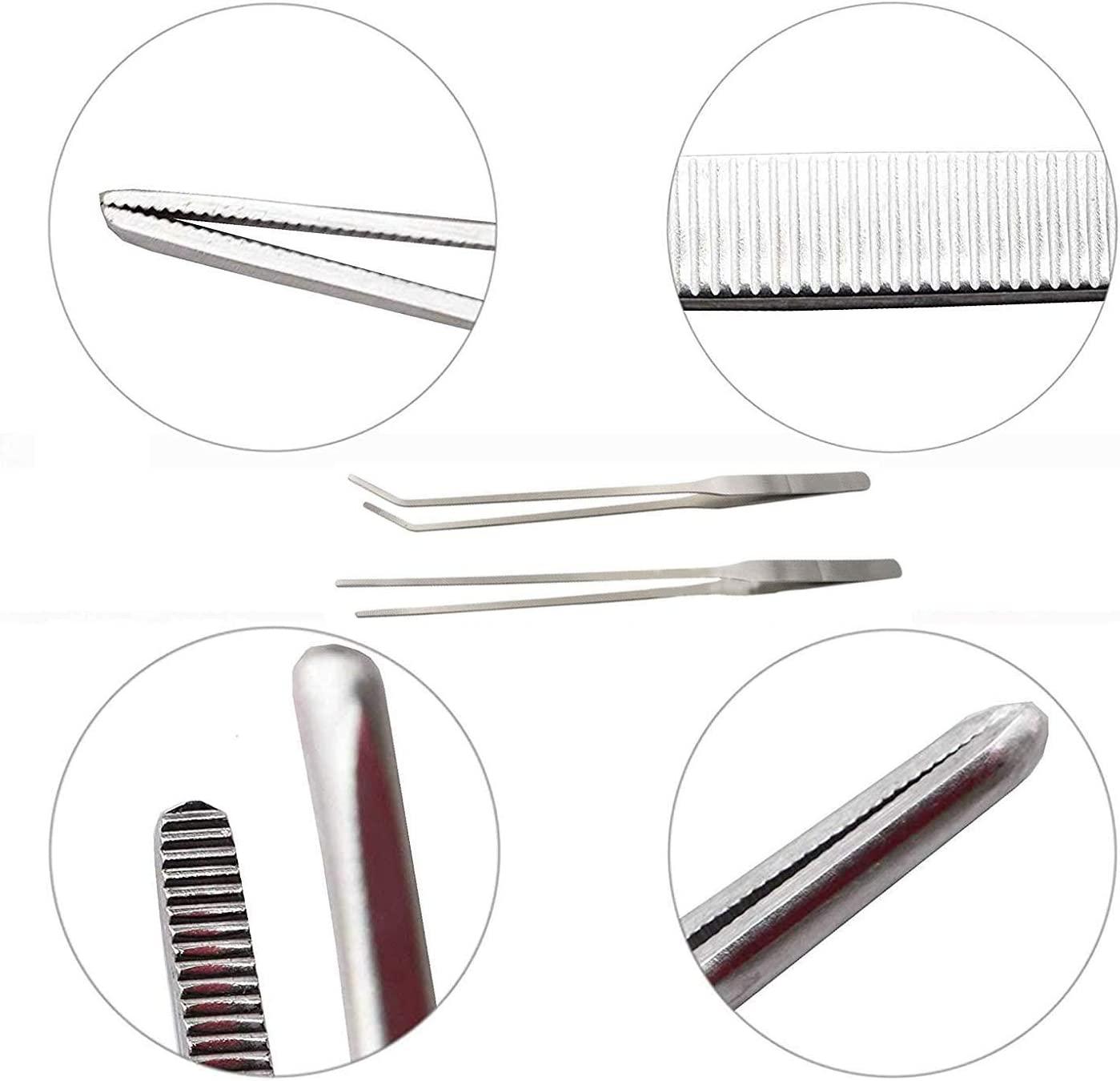 Unlumm 2-Pcs Feeding Tongs - Super Thick Stainless Steel Curved ...