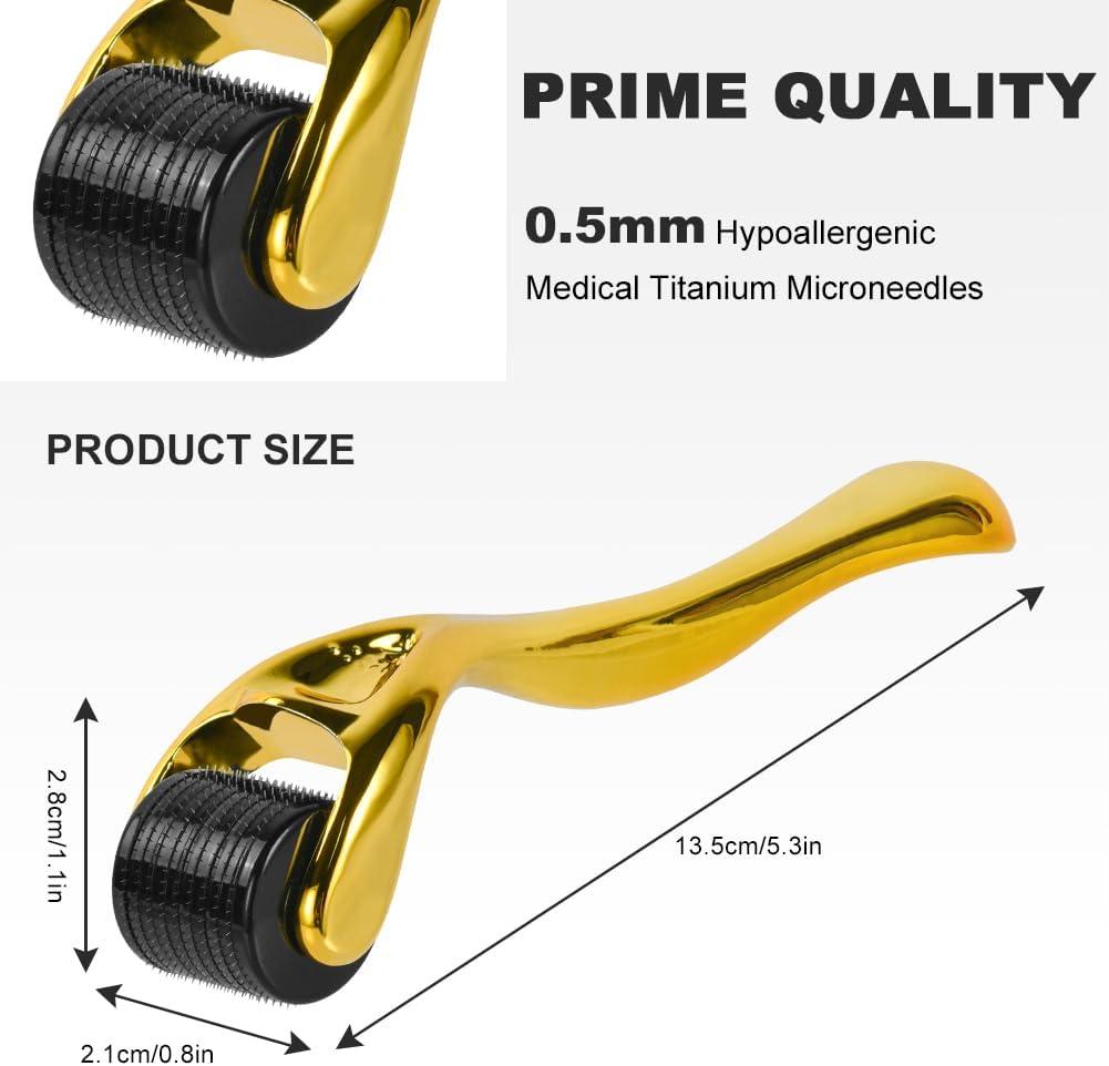 LOPHE Derma Roller 0.5mm Microneedle Derma Roller for Men and Women ...