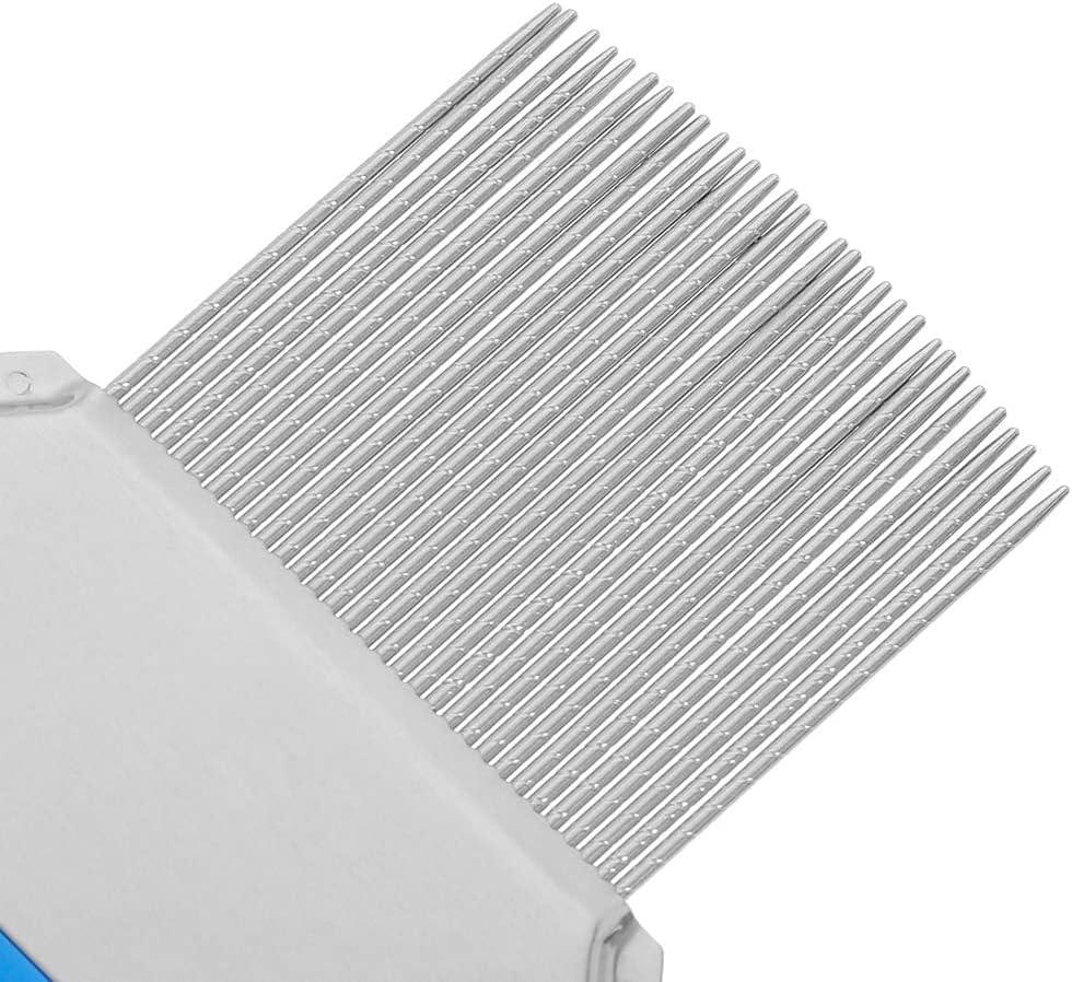 Lice Removal Comb Stainless Steel Reusable Metal Headlice Nit Removal ...
