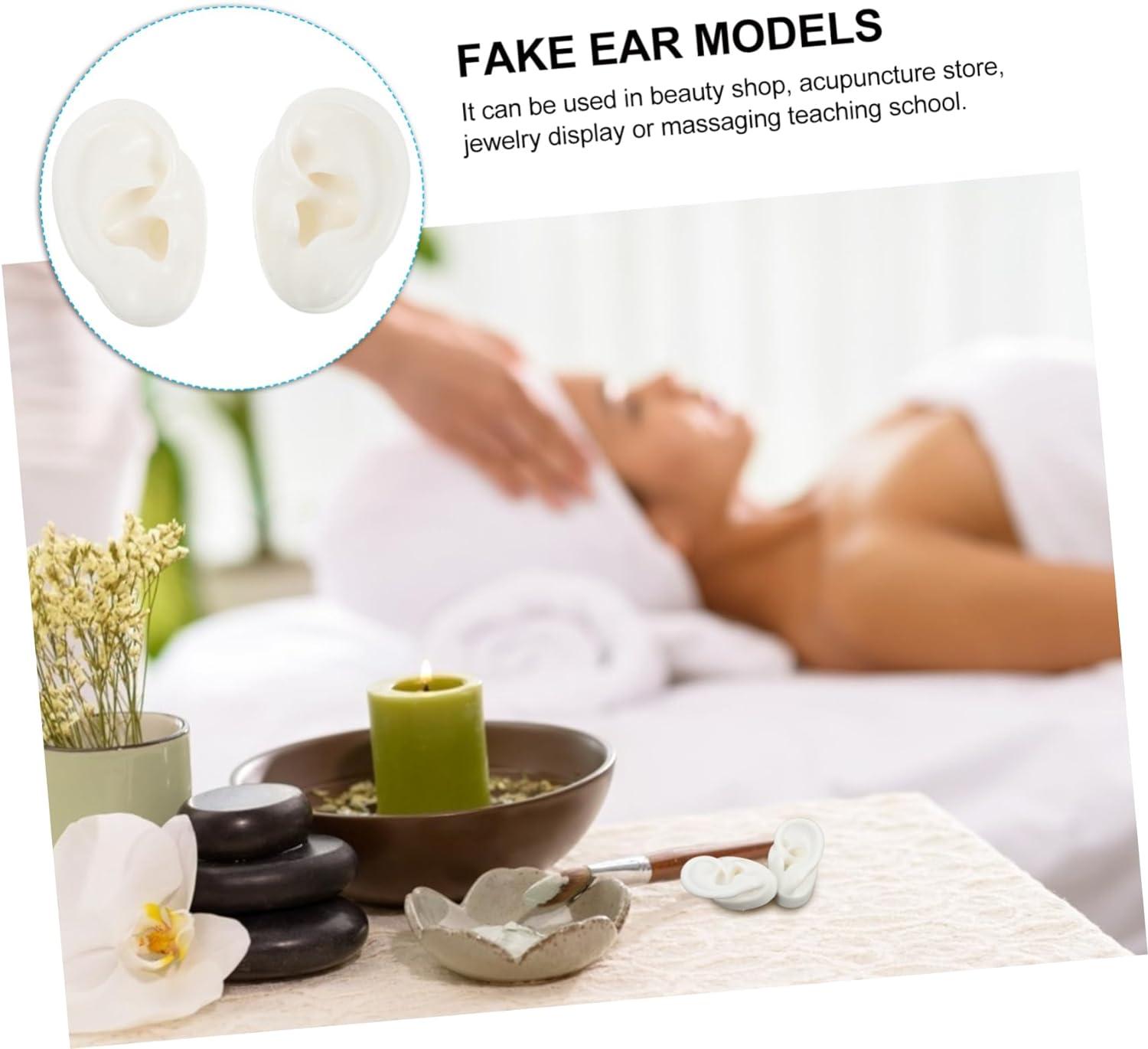 Pair of Human Ear Model Silicone Mold for Jewelry and Body Stencils ...