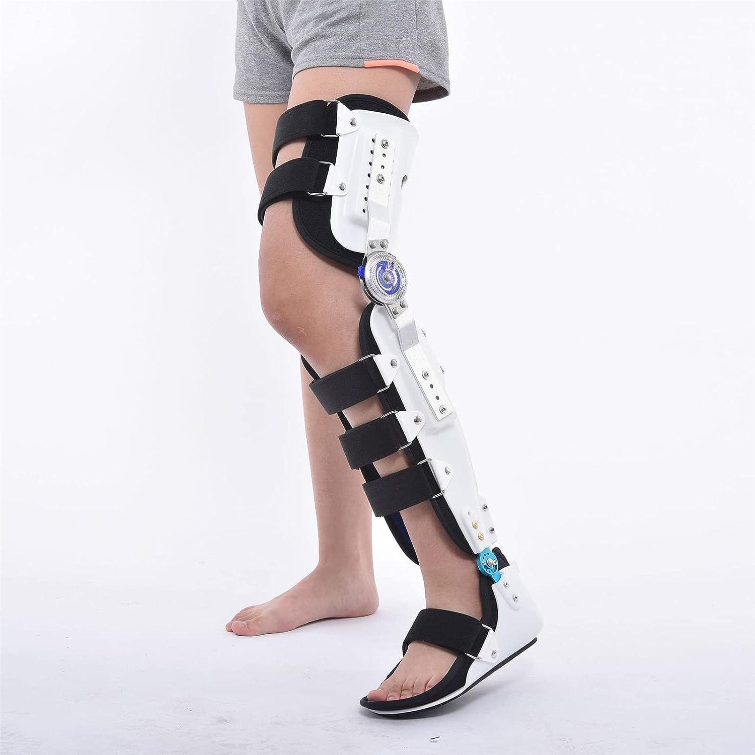 Adjustable Hip Joint Fixation Bracket & Knee Support Orthosis - Full ...