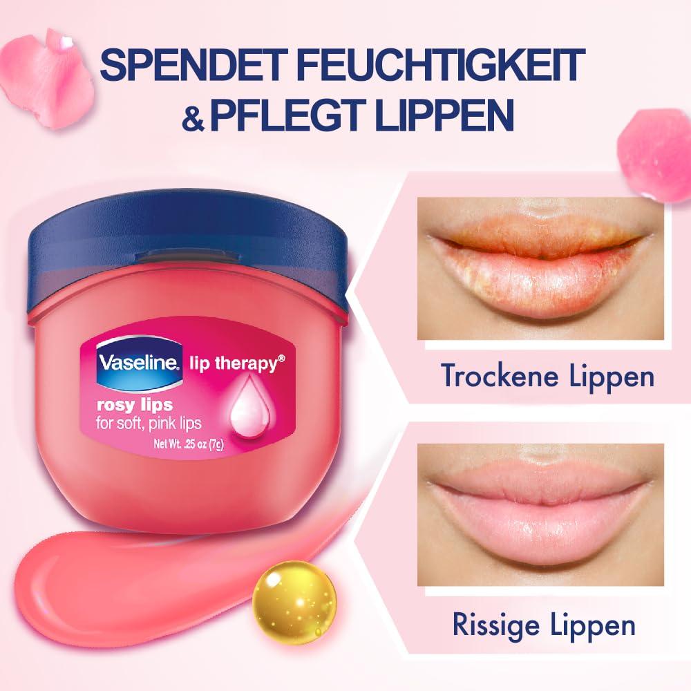 vaseline lip therapy on skin
