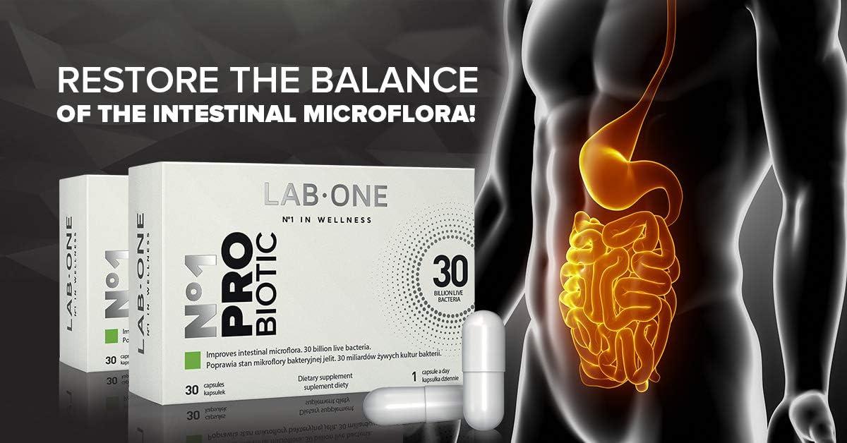 LAB ONE N1 ProBiotic + Prebiotic 30 Capsules - Modern SYNBIOTYK | Buy ...