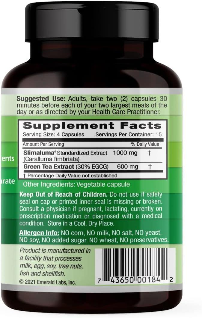 Emerald Labs Slimaluma - Natural Weight Management with Green Tea ...