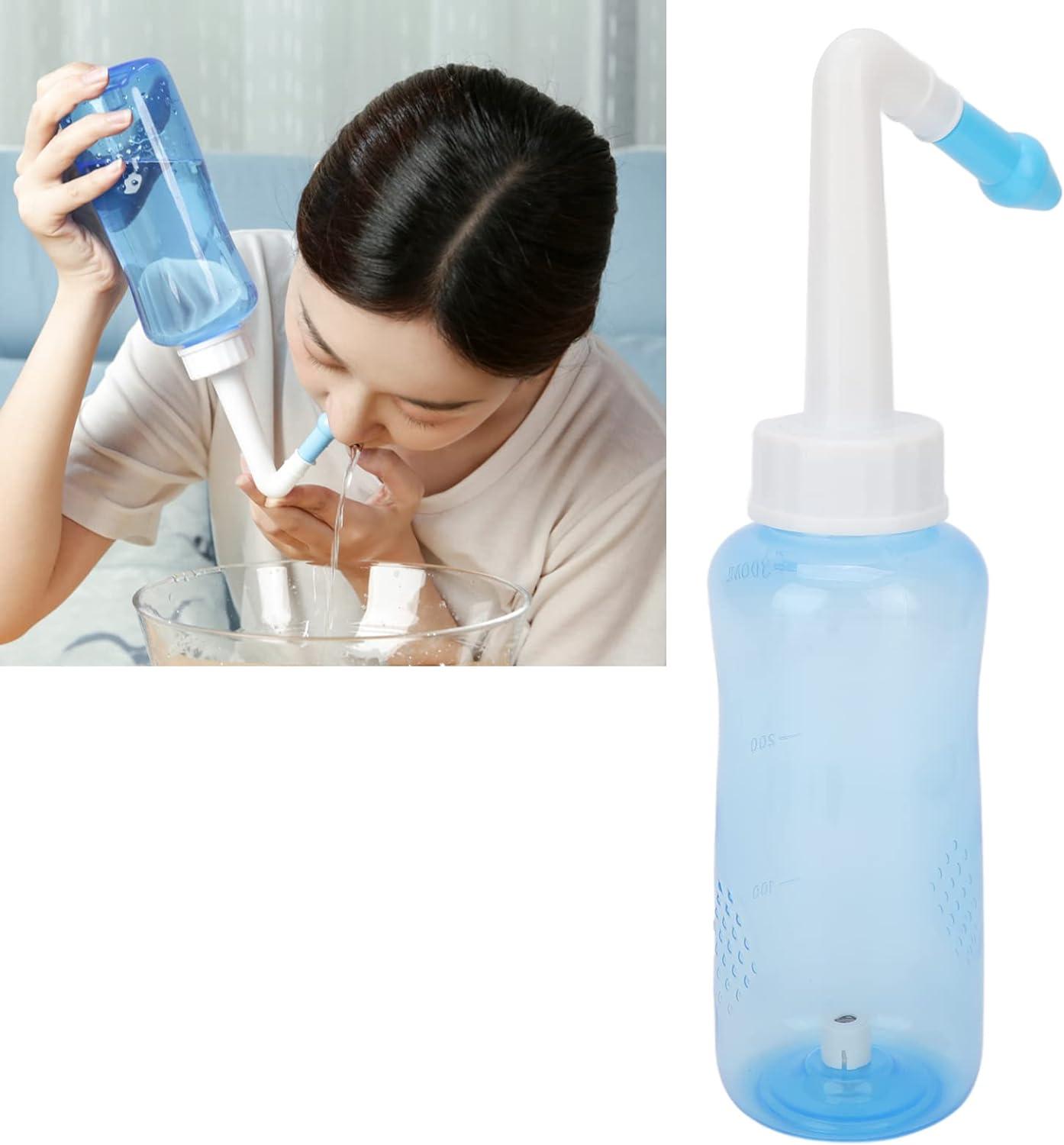 Nasal Irrigation Set Nose Rinse Cleaner 300ml Sinus Rinse Bottle with ...
