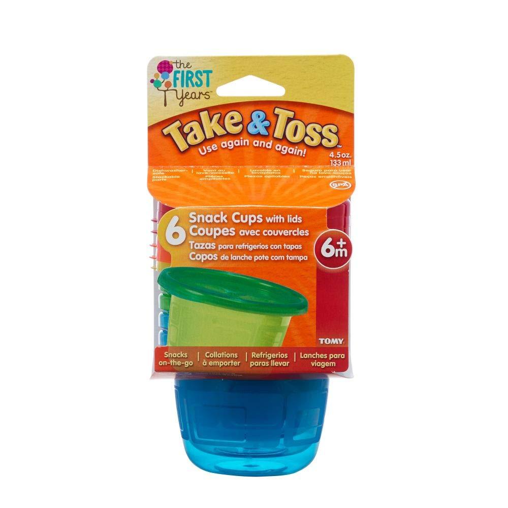 The First Years Take and Toss Snack Cups 6 Count | Buy Now with Express ...