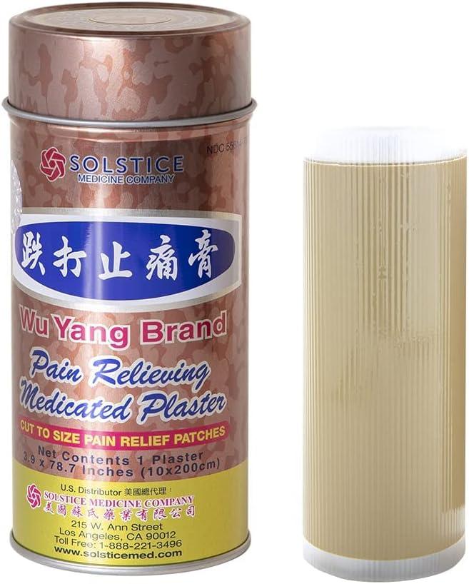 Wu Yang Pain Relieving Medicated Plaster - 3 Cans, for Muscle & Joint ...