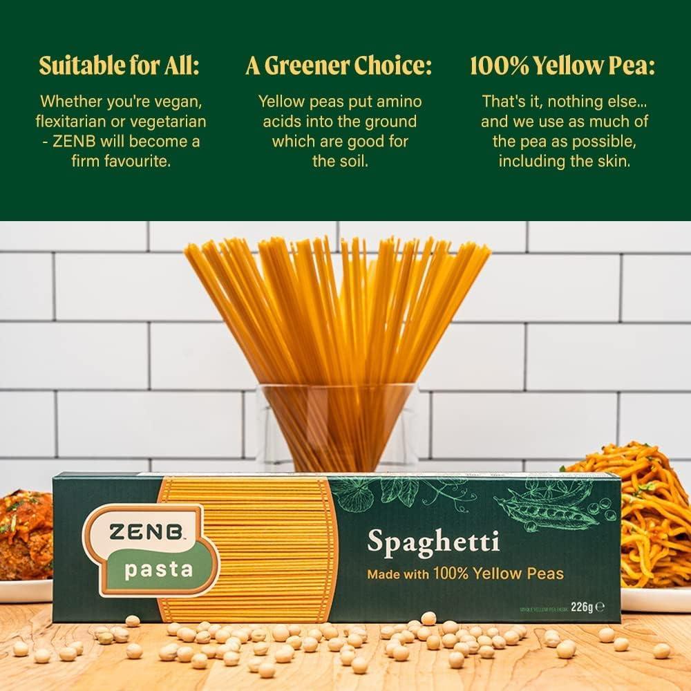 ZENB Gluten Free Spaghetti - High Protein Coeliac and Vegan Friendly ...