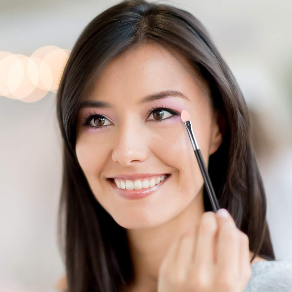 Lurrose Sponge Eyeshadow Brushes Set - Professional Dual Color Smudge ...