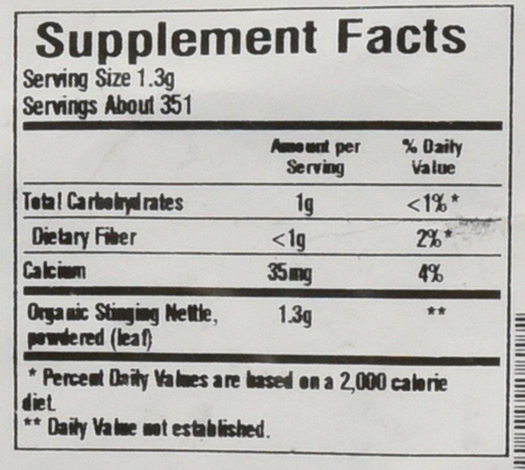 Frontier Co-op Organic Ground Stinging Nettle Leaf 1lb - Premium ...