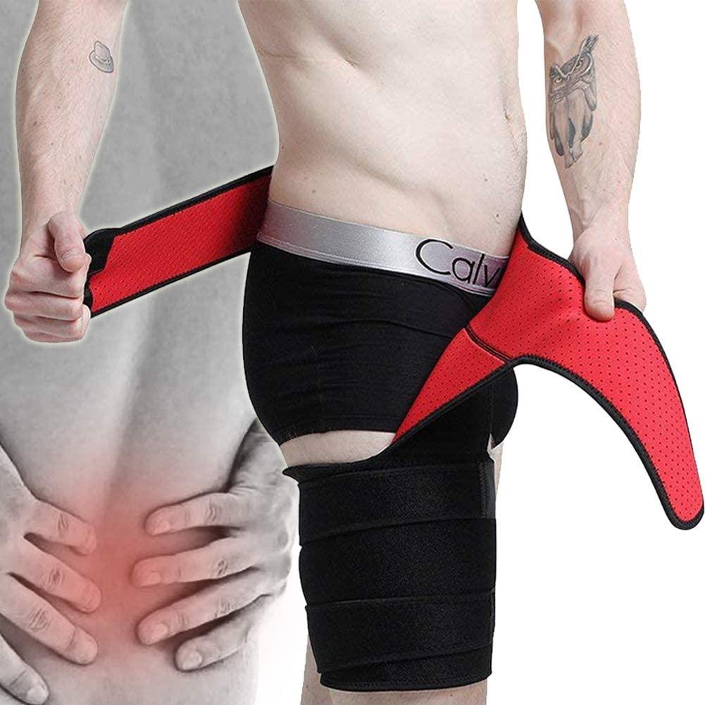 Beister Adjustable Hip Groin Stabilizer & Brace for Sciatica Pain Relief - Unisex Thigh ...