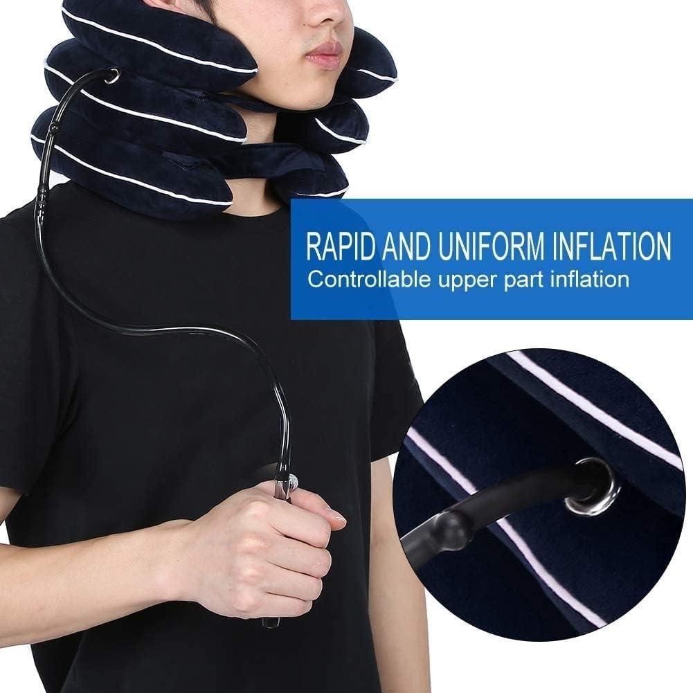 Safwel Air-Inflated Neck Ruff - Cervical Spine Decompression & Neck ...