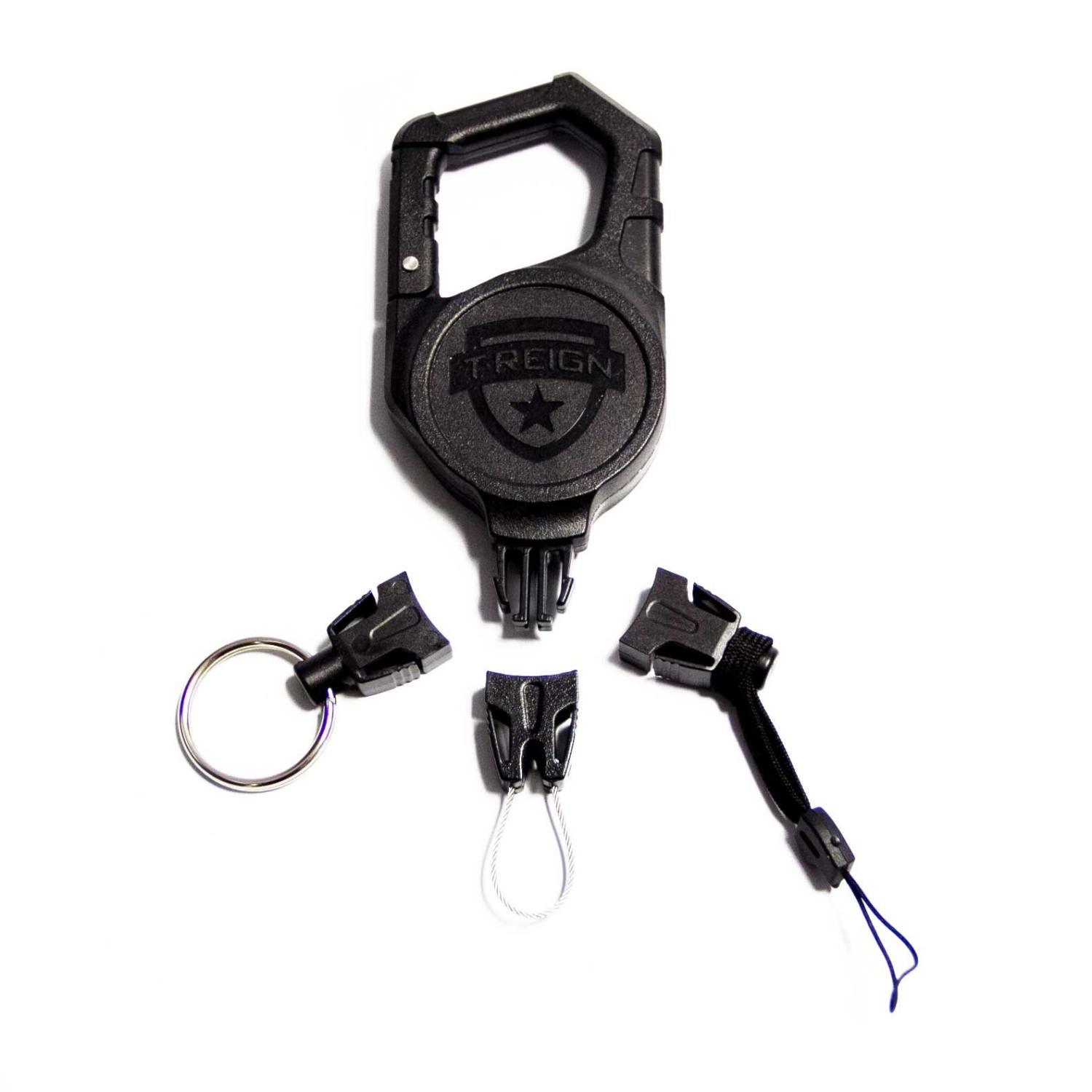 T-REIGN Large Carabiner Retractable Gear Tether Combo - 48 / 8 oz ...