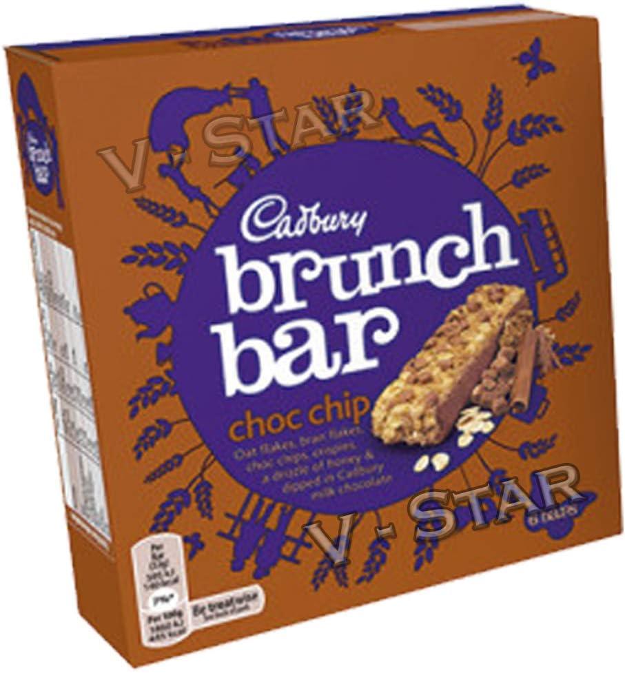 CADBURY Brunch Bars 6 x (6x32g) Original Full Box (Choc CHIP) | Buy Now ...