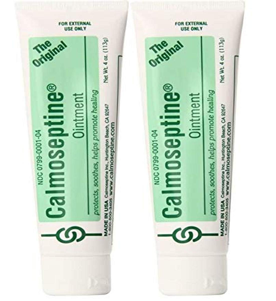 Calmoseptine Ointment 4 oz (Pack of 2) - Soothing Skin Relief by ...