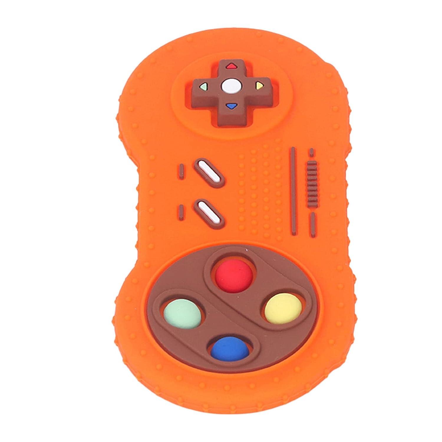 Game Controller Shaped Soft Silicone Baby Teething Toy for Gum Relief ...