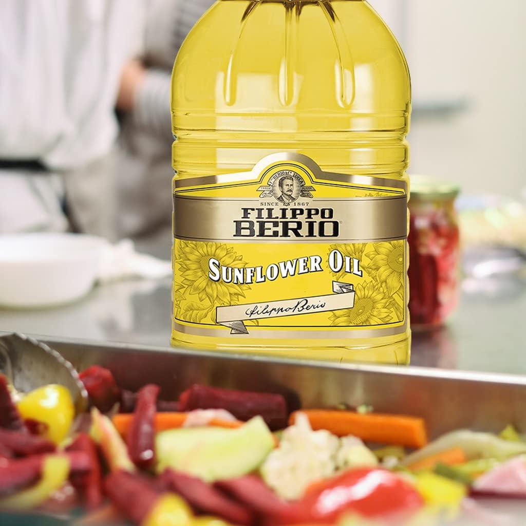 FILIPPO BERIO Sunflower Oil Cooking Oil Deep or Shallow Frying Oil Bulk ...