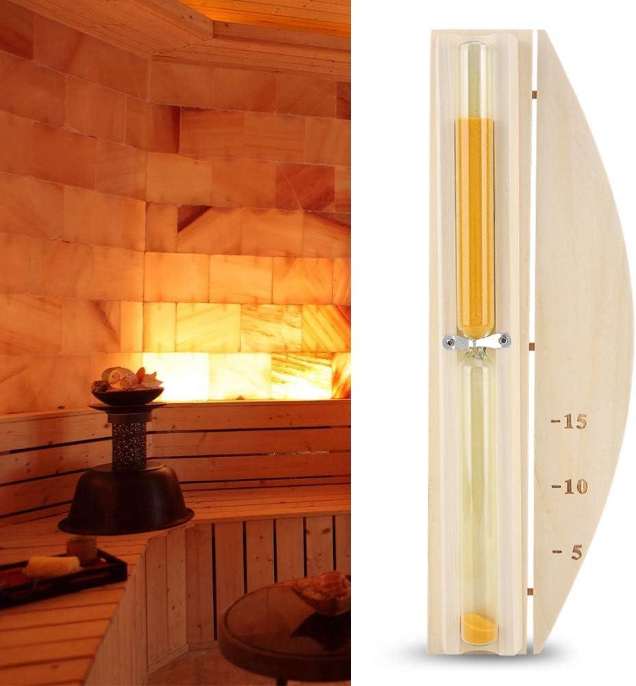 Bagima Sauna Timer Clock - 15 Minutes Luxury Hourglass Timer for Sauna ...