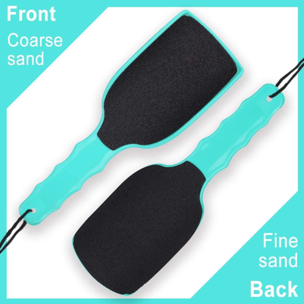 Professional Curved Foot File Dead Skin & Callus Remover 2 Pack (Green ...