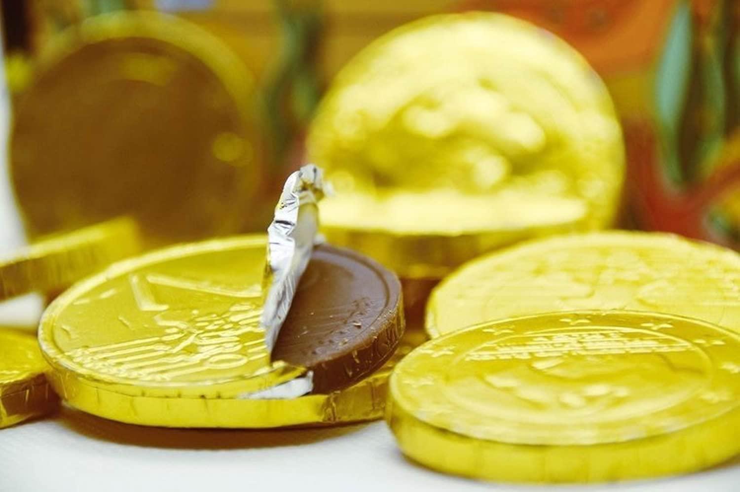 4x 100g Milk Chocolate Gold Coins & 4x Pirate Treasure Boxes - Ideal ...