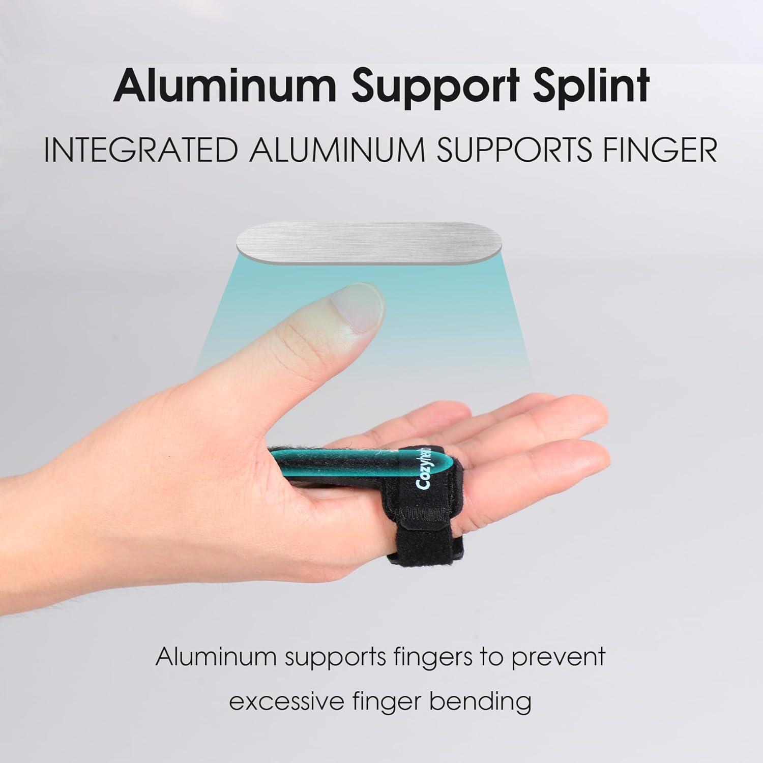 Trigger Finger Splint (2 Pack) - Universal Support Brace for Hand ...