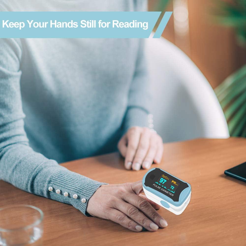 Easy Home Fingertip Pulse Oximeter - SpO2 Blood Oxygen Saturation ...