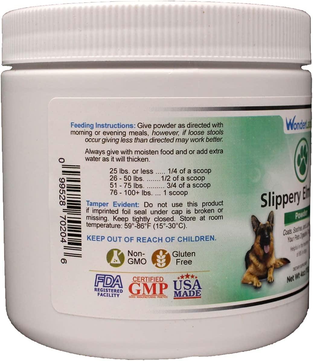 Slippery Elm Bark Powder for Pets - Promotes Healthy Digestion | Wonder ...