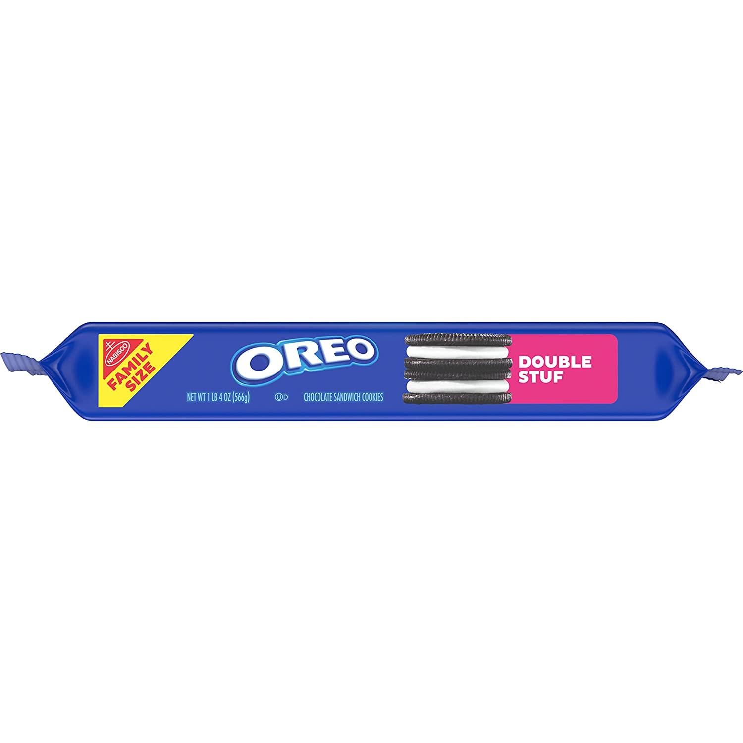 OREO Double Stuf Chocolate Sandwich Cookies Family Size - 12 Packs, 20 ...