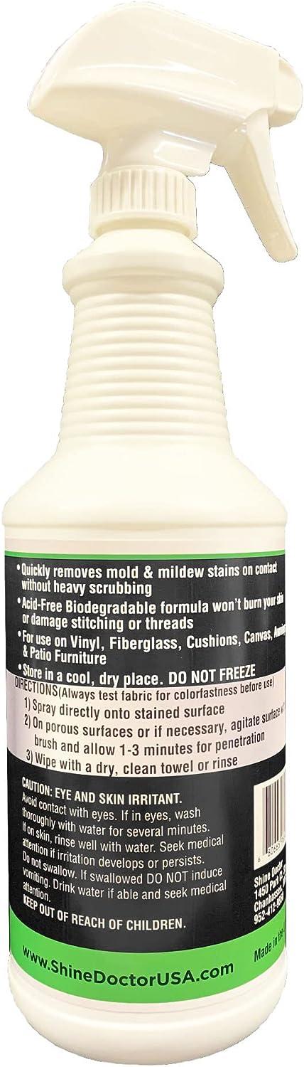 Shine Doctor Mold & Mildew Stain Remover 32 oz - Removes Stains Easily ...