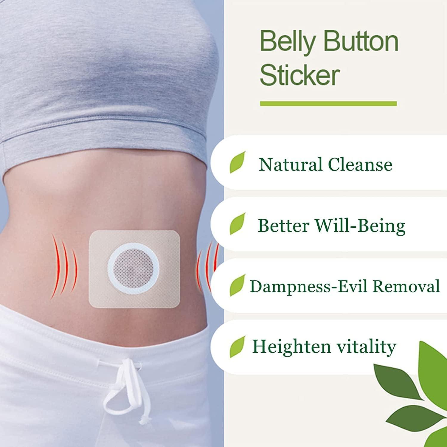 Mugwort Navel Stickers - 30 PC Natural Herbal Belly Patches for Detox ...