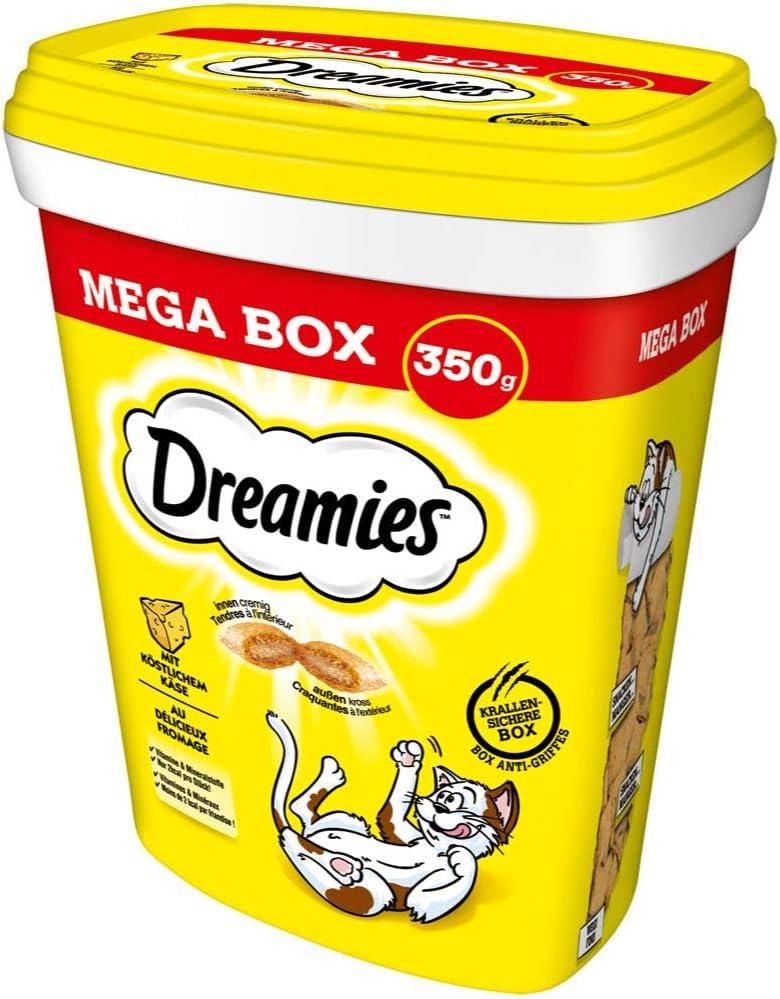 Buy Dreamies Cat Snacks - Cheese Flavor (Mega Box 2 x 350g) - Crispy ...