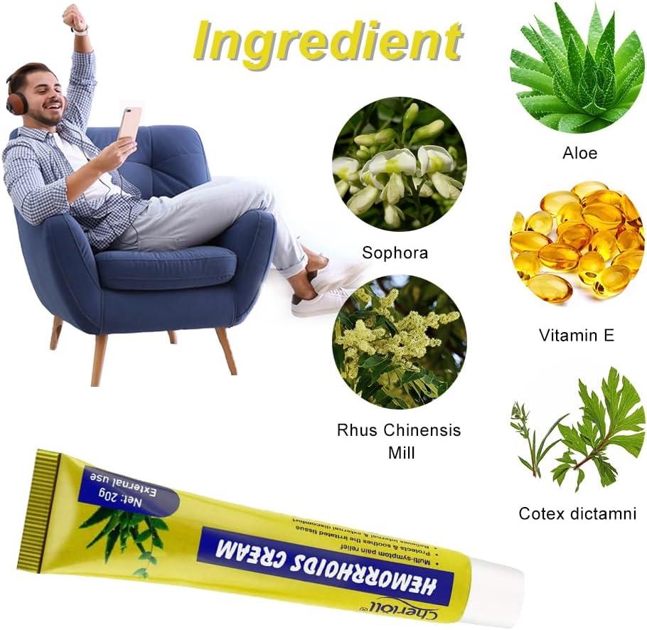 Herbal Hemorrhoid Cream for Itch Relief - 1PCS | Buy Now with Express ...