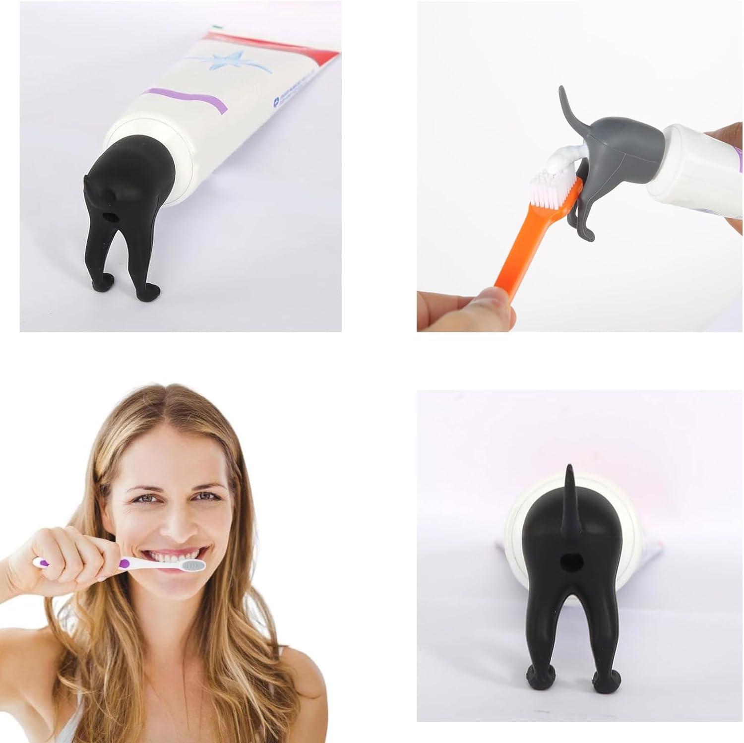 3Pcs Pooping Dog Toothpaste Topper Pooping Toothpaste Topper Dog Butt ...