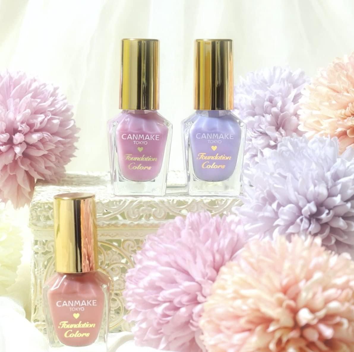 CANMAKE Colorful Nails Foundation Colors 02 Lavender pink